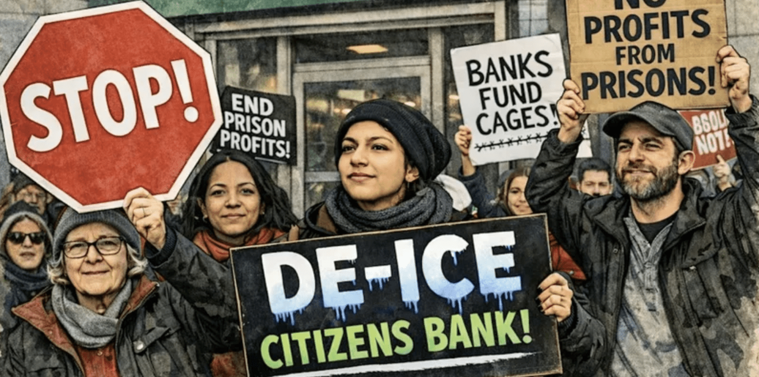 De-ICE Citizens Bank - Massachusetts Peace Action