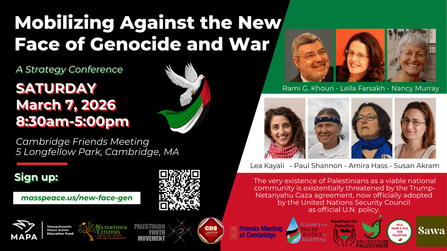 Mobilizing Against the New Face of Genocide and War - Massachusetts ...